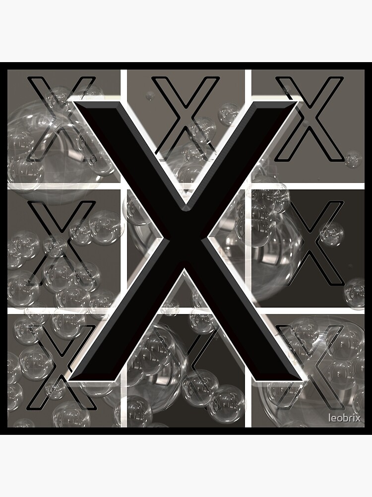 Póster «Mayúscula X» de leobrix | Redbubble