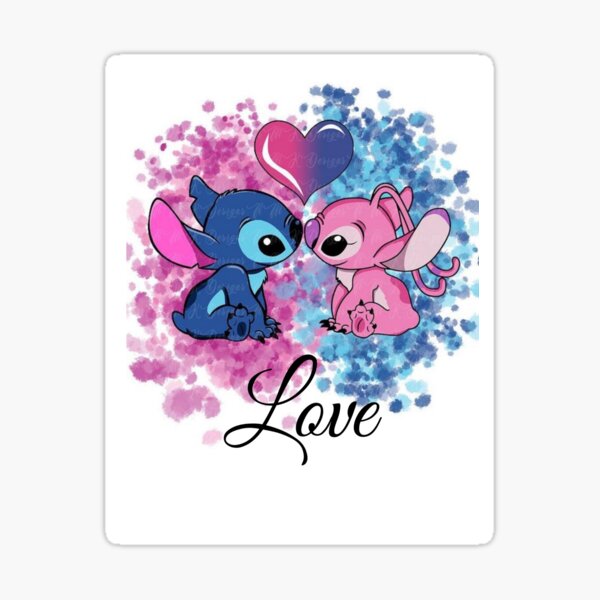 "Amor stitch" Sticker for Sale by melissamaia24 | Redbubble