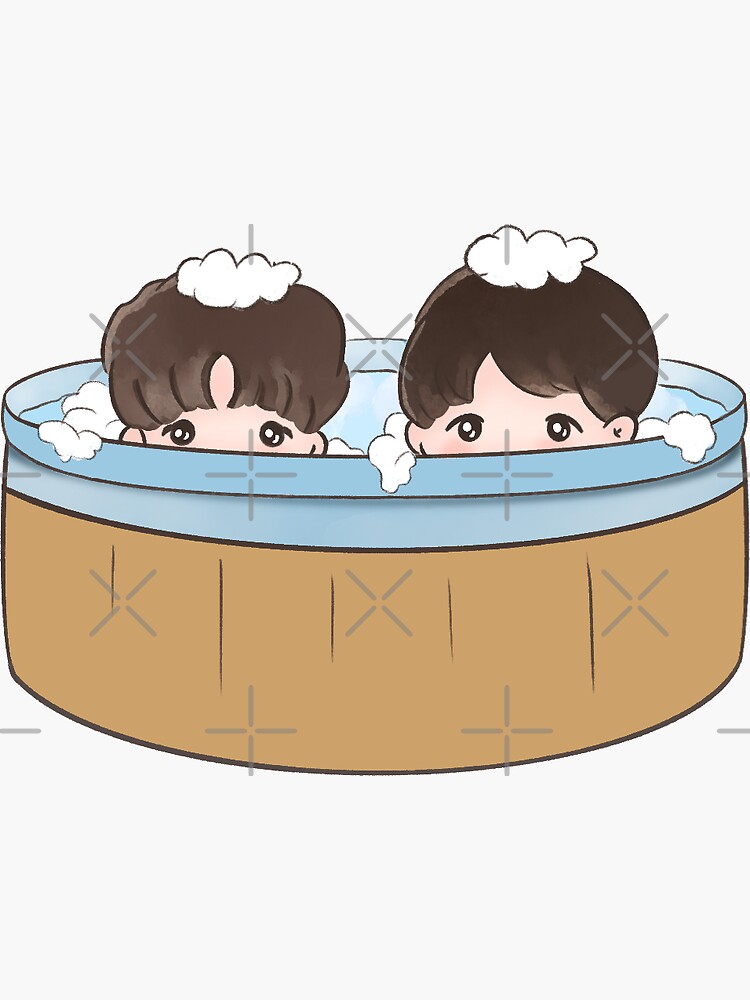 "BTS Vmin Bon Voyage " Sticker for Sale by minideulle | Redbubble
