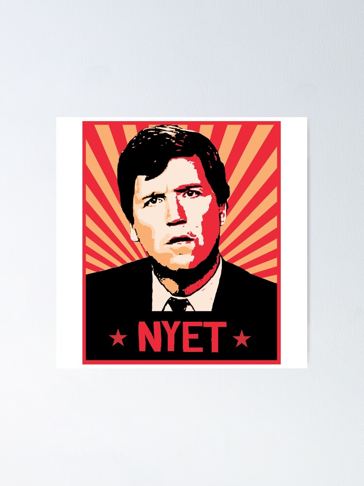 "NYET TUCKER" Poster by partyfarty | Redbubble