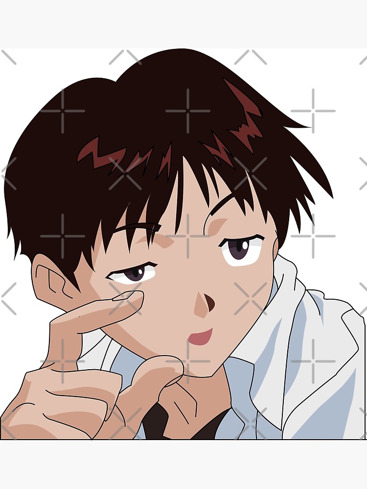 "Shinji evangelion meme" Greeting Card by Migi-Desu | Redbubble