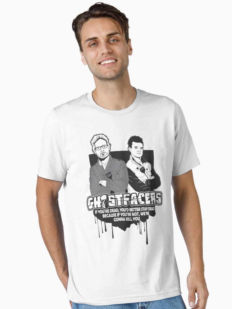 "Ghostfacers" Essential T-Shirt for Sale by satansbrand | Redbubble