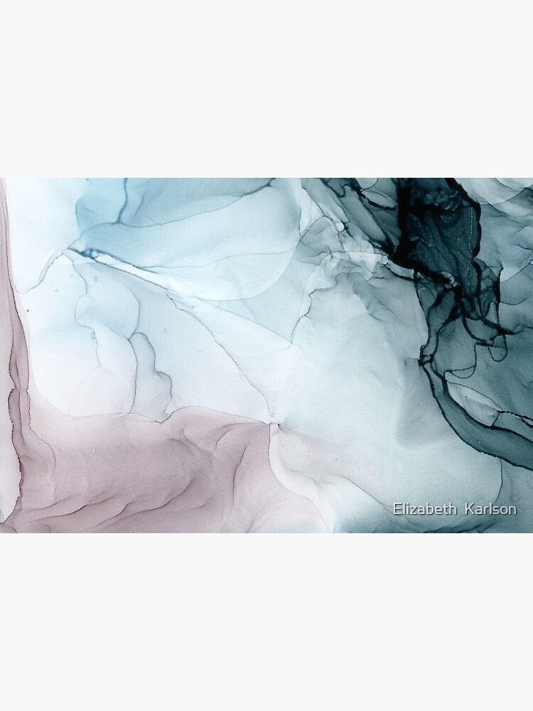 Blush and Tides Abstract Ocean Flow Bath Mat sold by Dharmendra Singh ...