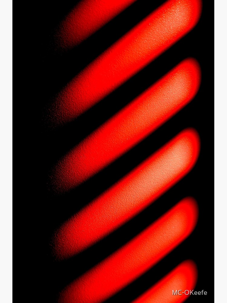 "Red Sun Light" Poster for Sale by MC-OKeefe | Redbubble