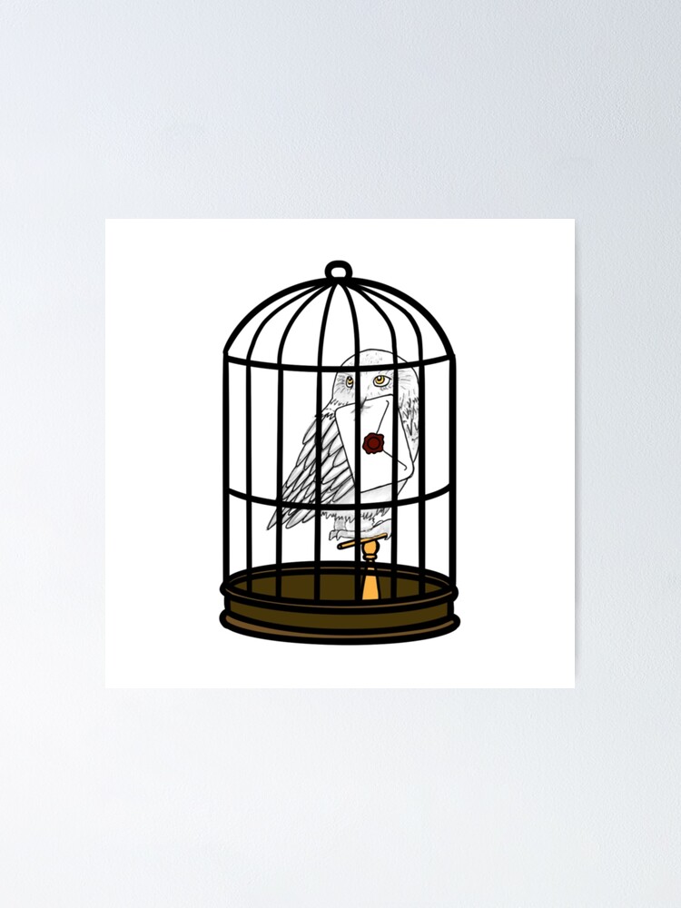"Unique Cartoon Hedwig with Letter" Poster by Laurenbydesign | Redbubble