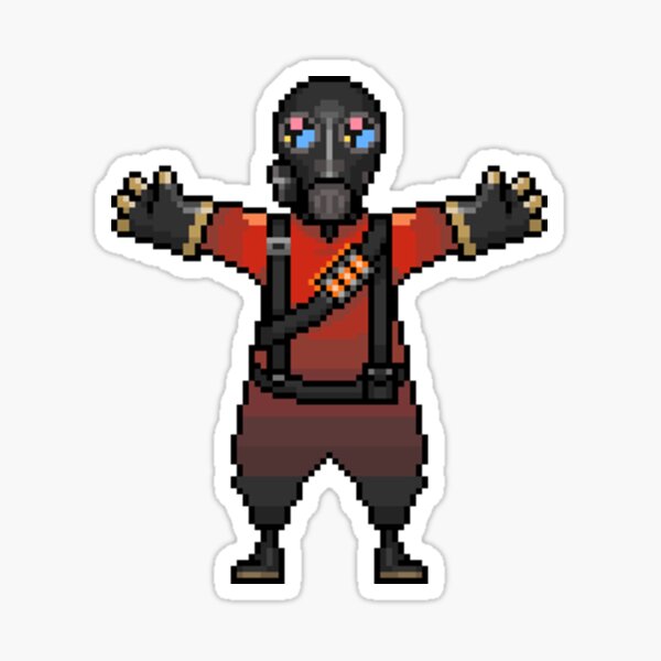 Pyro Tf2 Stickers | Redbubble
