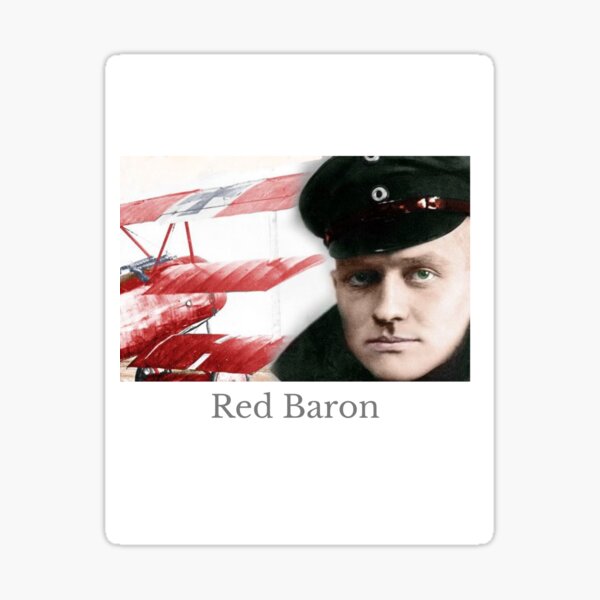 "Red Baron" Sticker for Sale by ssroland | Redbubble