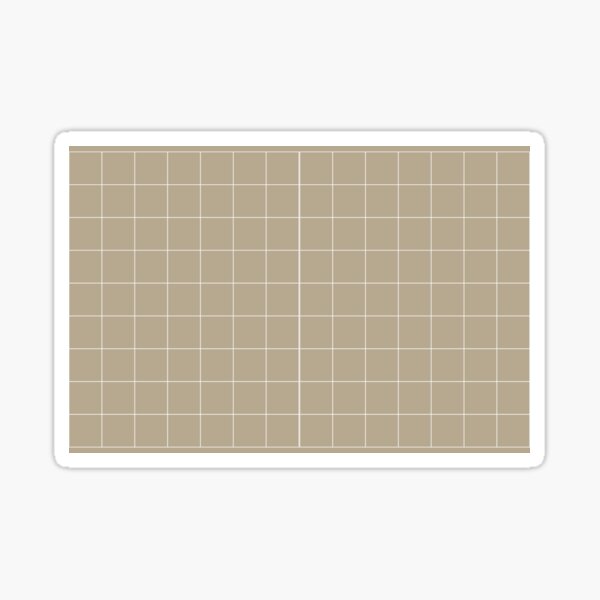 "grid network design with brown background" Sticker for Sale by TallyS4 ...