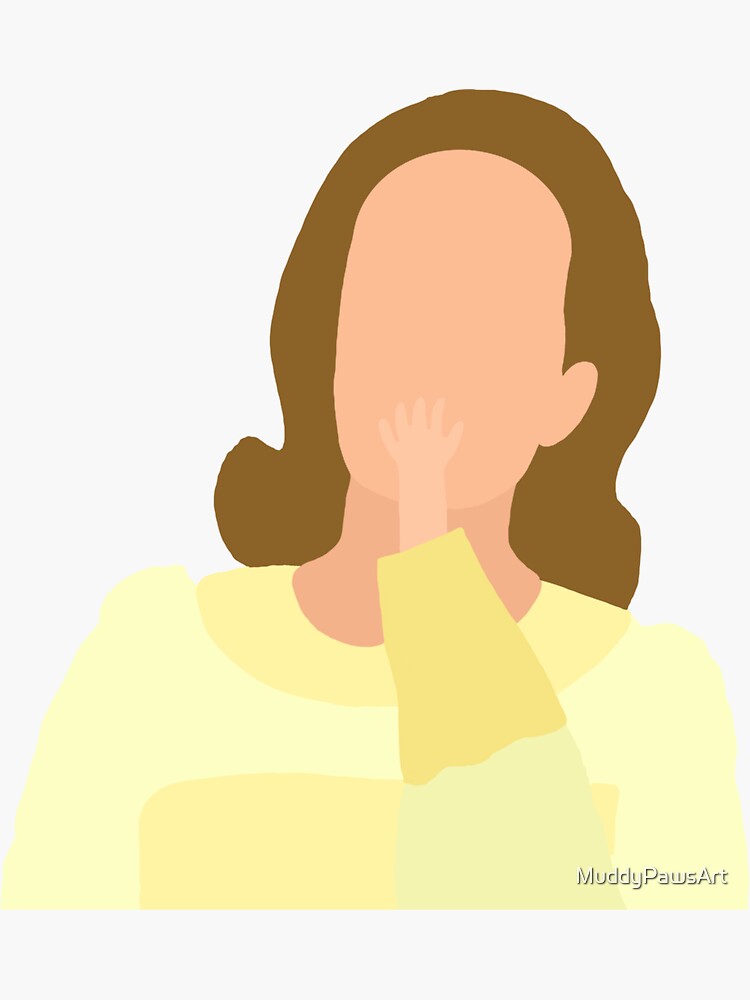 "Dooneese SNL Minimalist" Sticker for Sale by MuddyPawsArt | Redbubble