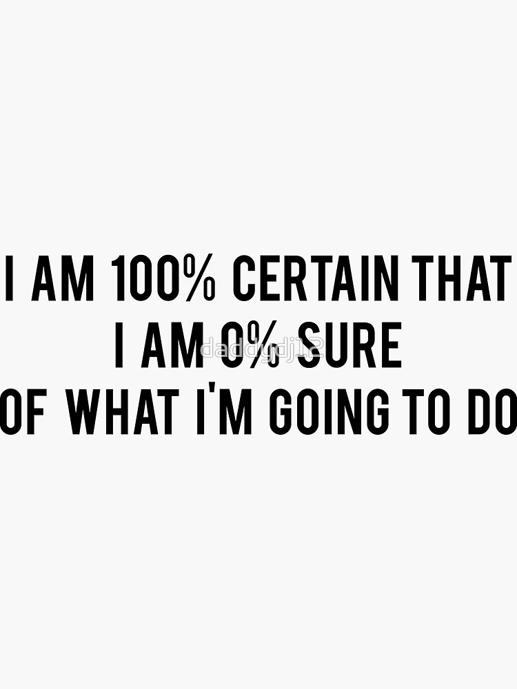 "I am 100% Certain that I am 0% Sure of What I'm Going to Do - Parks ...