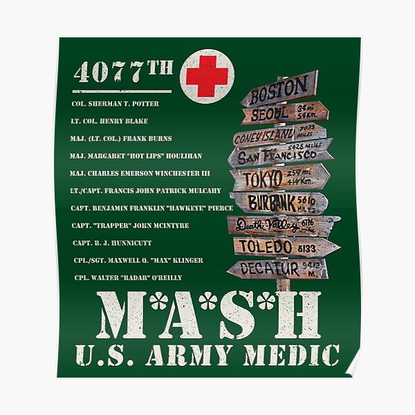 Mash 4077 Posters | Redbubble