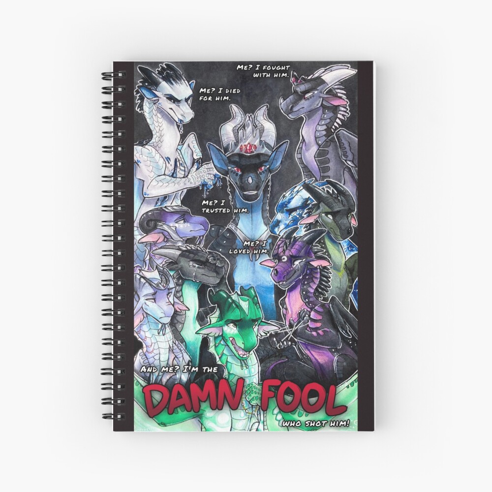 "Just you wait... [TEXT] - Darkstalker WOF Wings of Fire" Spiral ...