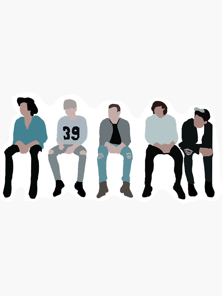 "One Direction FOUR" Sticker by Rosemoneyy2 | Redbubble