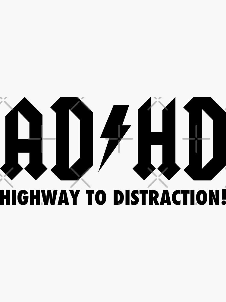 "ADHD is Awesome - Cute ADHD is Awesome Version 4" Sticker by Maxwell05 ...