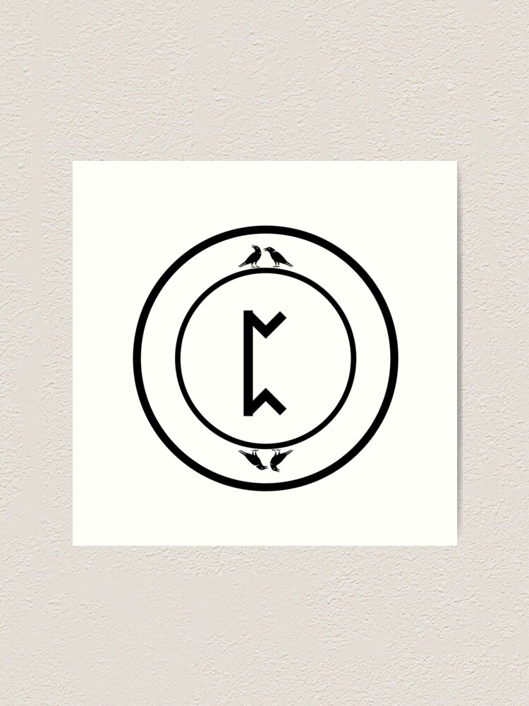 "Perthro - Raven White - Norse Rune - Viking Rune - Ancient Alphabet ...