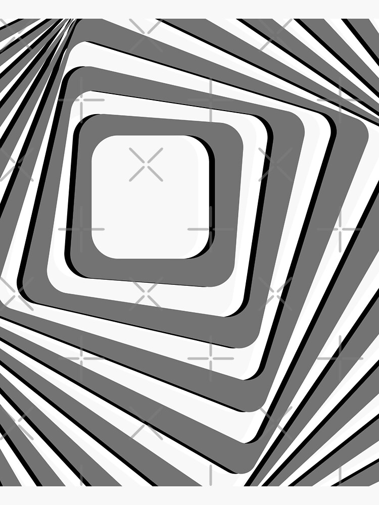 "#180 - The cubes - Abstract patterns on black background, contemporary ...