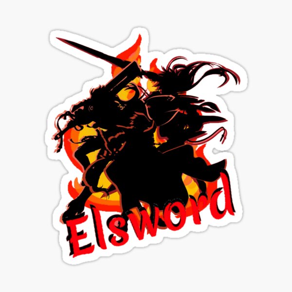 "Elsword 3rd job Silhouettes" Sticker for Sale by Bluhen | Redbubble