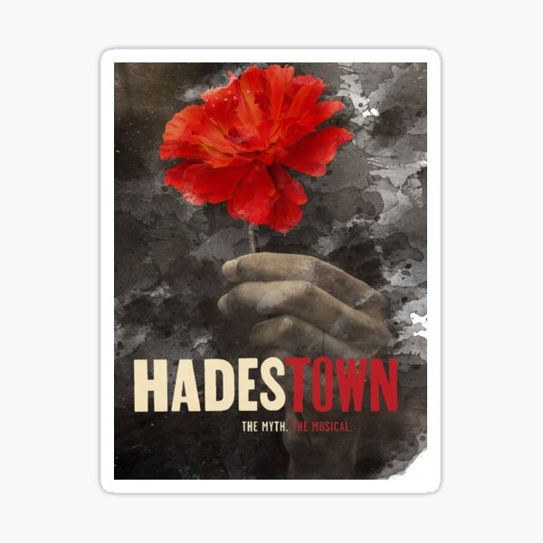 "Poster of the Musical Hadestown in watercolor" Sticker by PatyEmiko ...