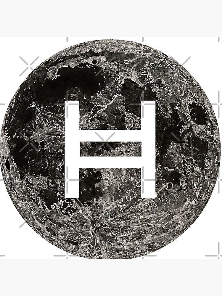 "Hedera Hashgraph Moon" Poster for Sale by GranPasso | Redbubble