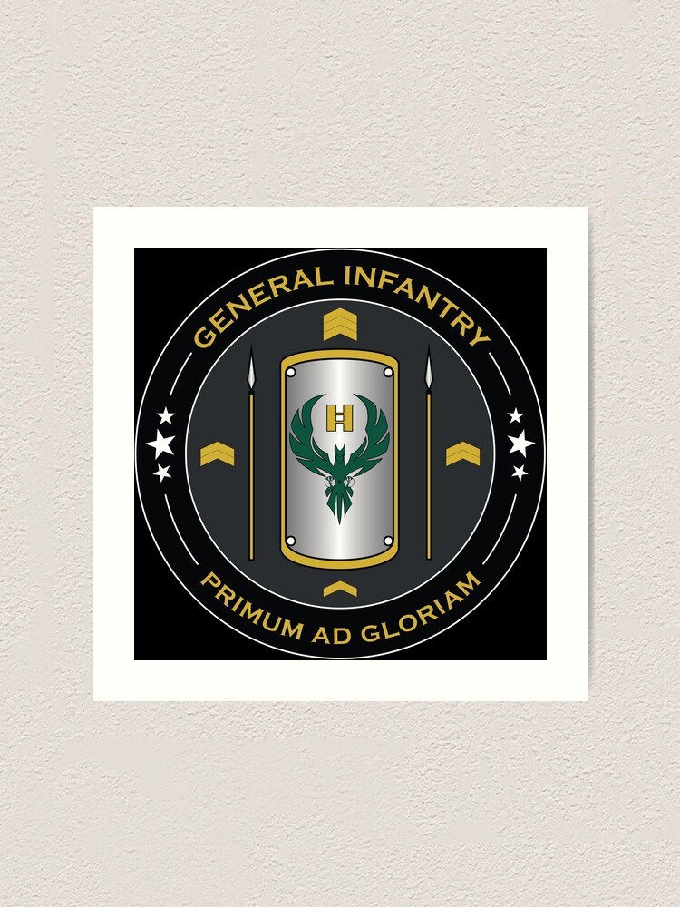 "Enclave General Infantry Logo" Art Print for Sale by Enclave-EAF ...