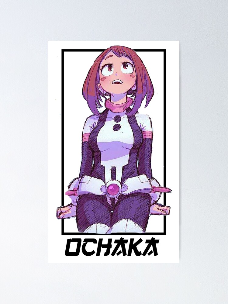 "uraraka ochako" Poster for Sale by rays95 | Redbubble