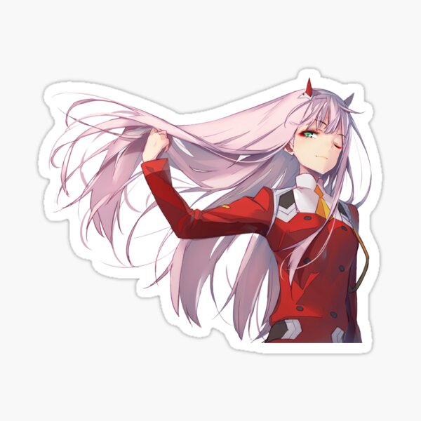 "Zero Two" Sticker by Neelam789 | Redbubble
