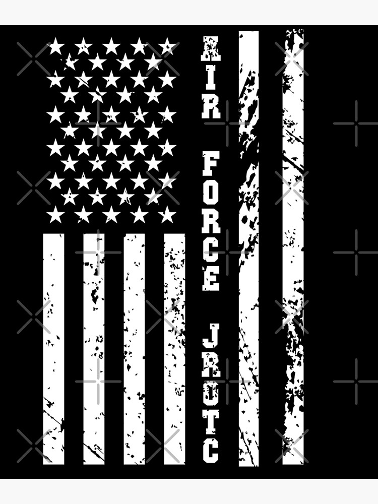 "USAF JROTC American Flag Air Force Junior ROTC USA Flag" Poster by ...