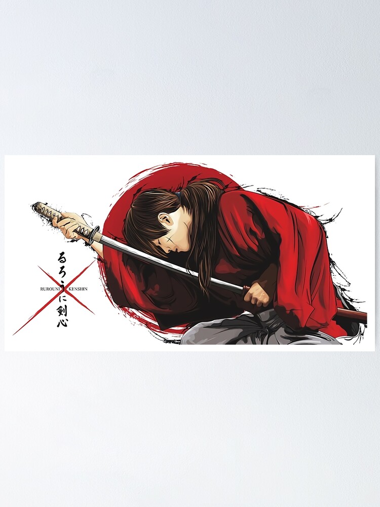 "samurai x" Poster by joselyslop | Redbubble