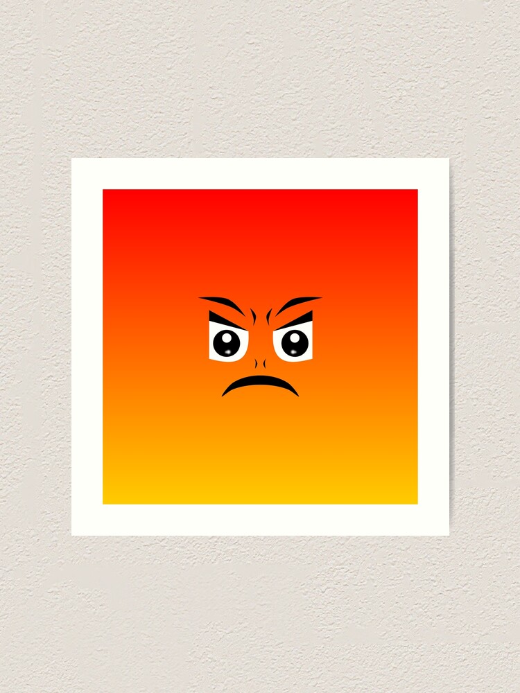 "Fire Angry React Emoji" Art Print for Sale by altabgraphics | Redbubble