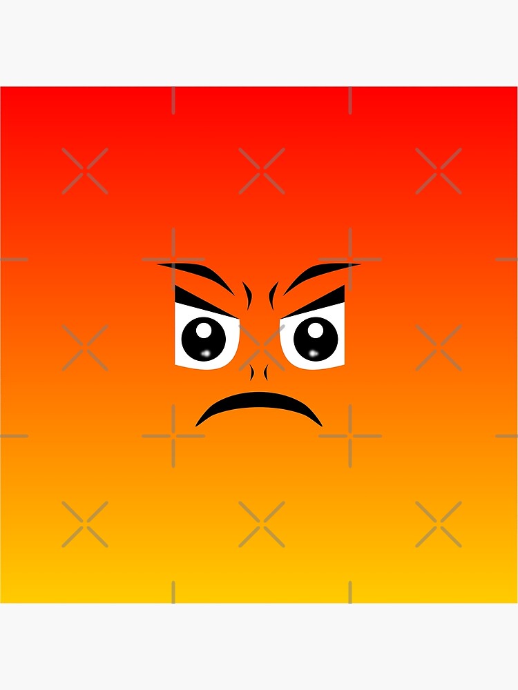"Fire Angry React Emoji" Art Print for Sale by altabgraphics | Redbubble