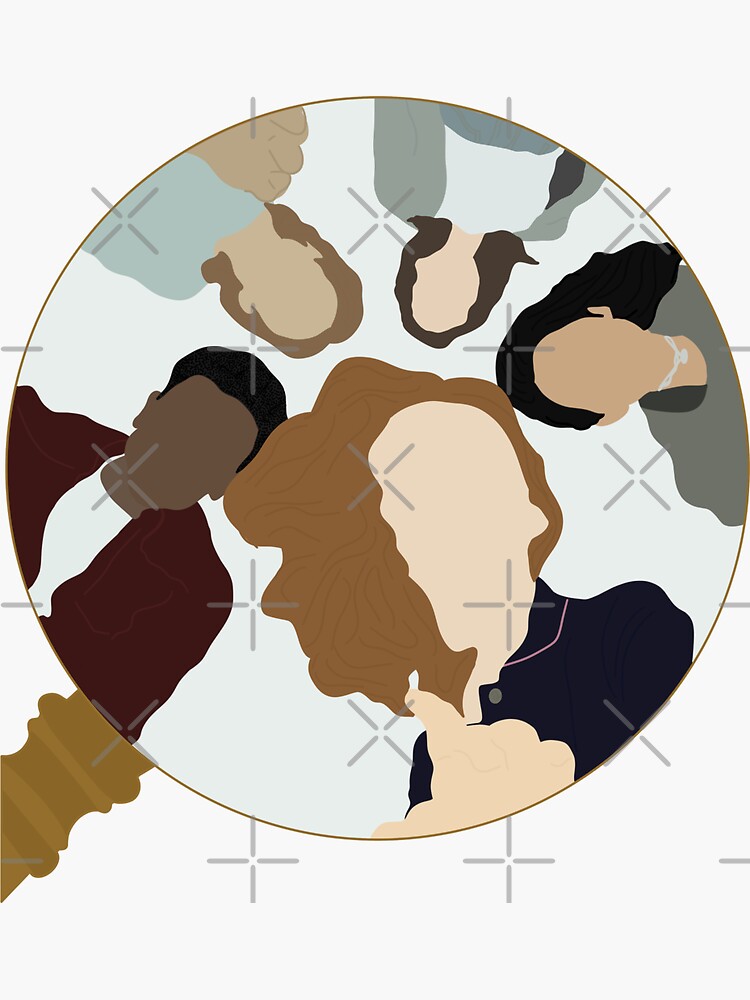 "Nancy drew cw" Sticker for Sale by elle14creates | Redbubble