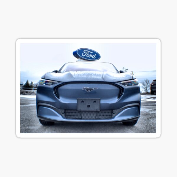 "MACH E Grille" Sticker for Sale by ArachnidImagery | Redbubble