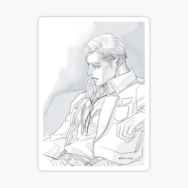 "Erwin Smith." Sticker for Sale by Tabloice | Redbubble