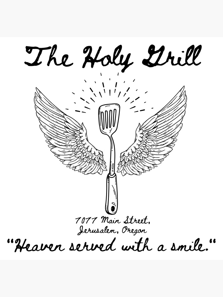 "The Holy Grill Logo" Poster by StarsFellRadio | Redbubble