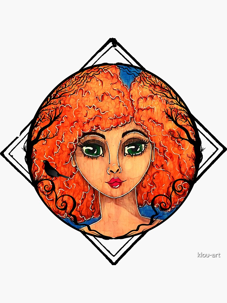 "Celeste" Sticker for Sale by klou-art | Redbubble