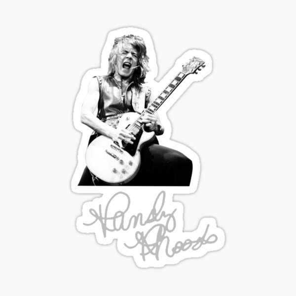 Randy Rhoads Stickers | Redbubble