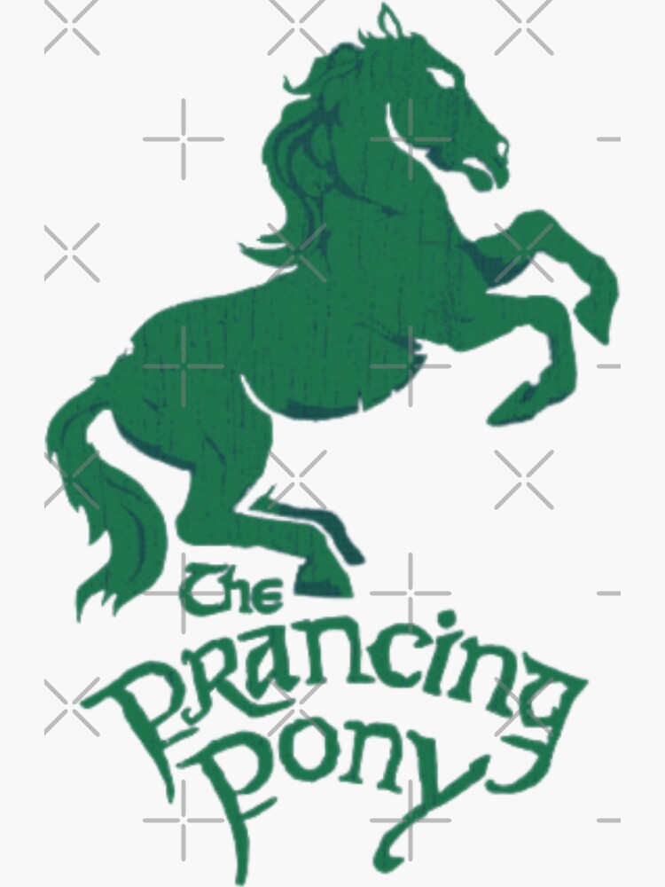 "Prancing Pony" Sticker for Sale by LOTRDesigns | Redbubble