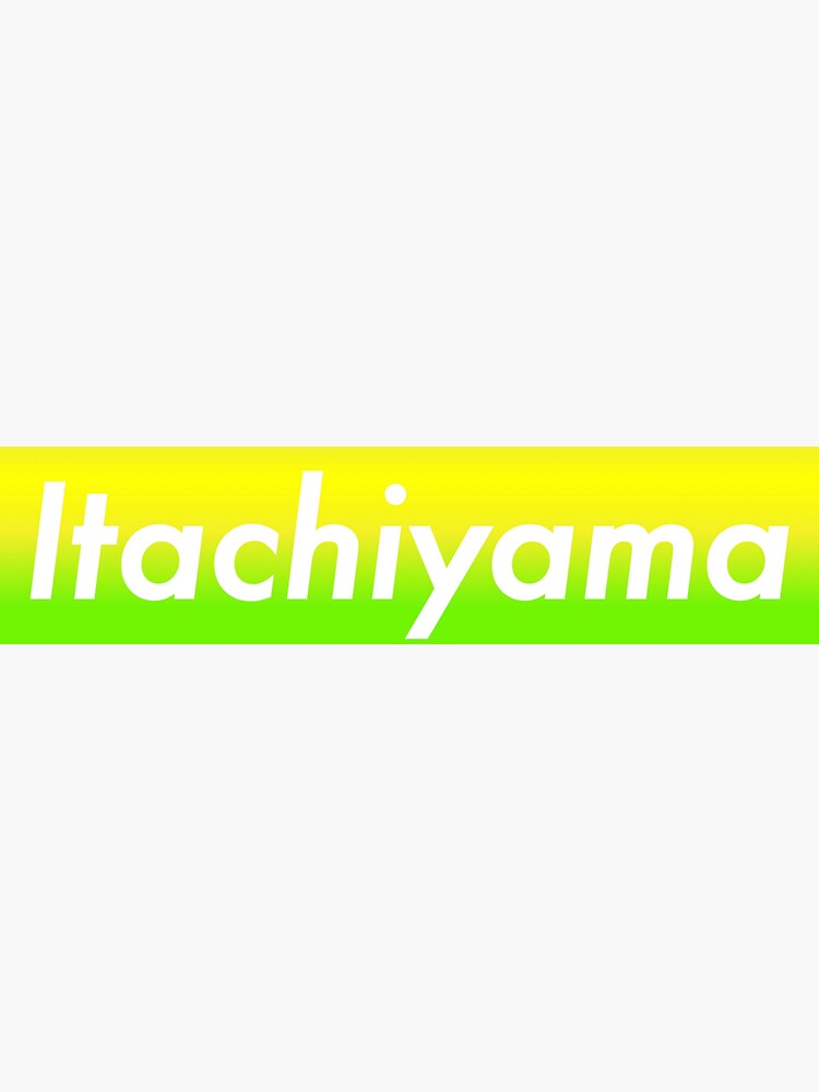 "Itachiyama" Sticker by bogusanime | Redbubble