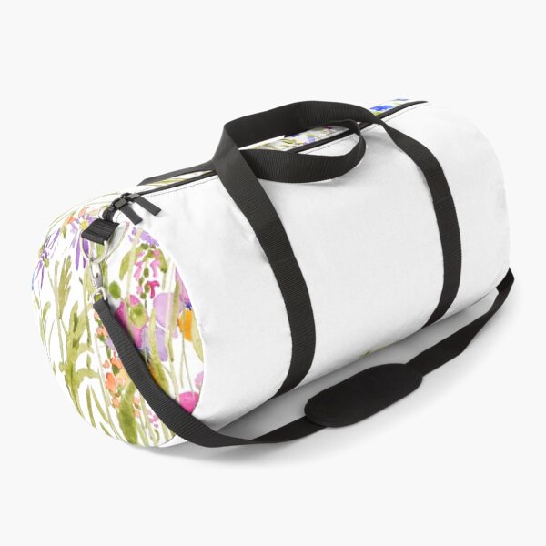 "colorful meadow painting" Duffle Bag for Sale by ColorandColor | Redbubble