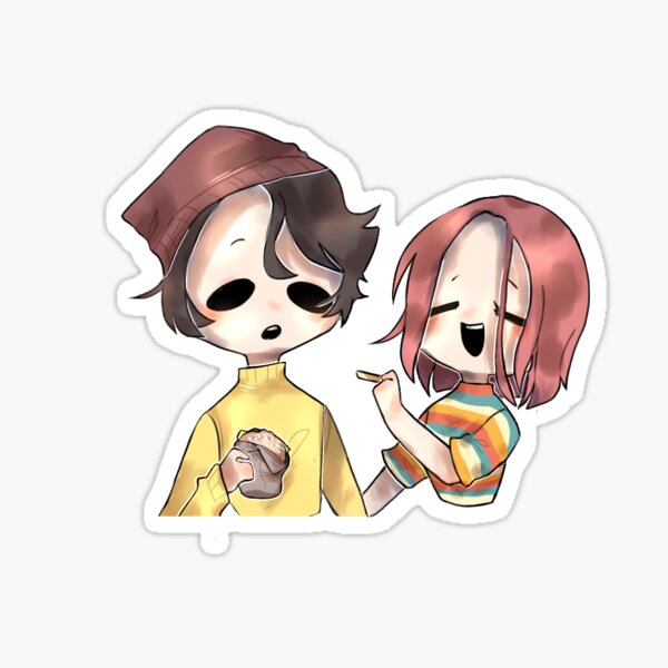 "Chibi-Wilbur & Niachu " Sticker for Sale by SketchieStuff | Redbubble