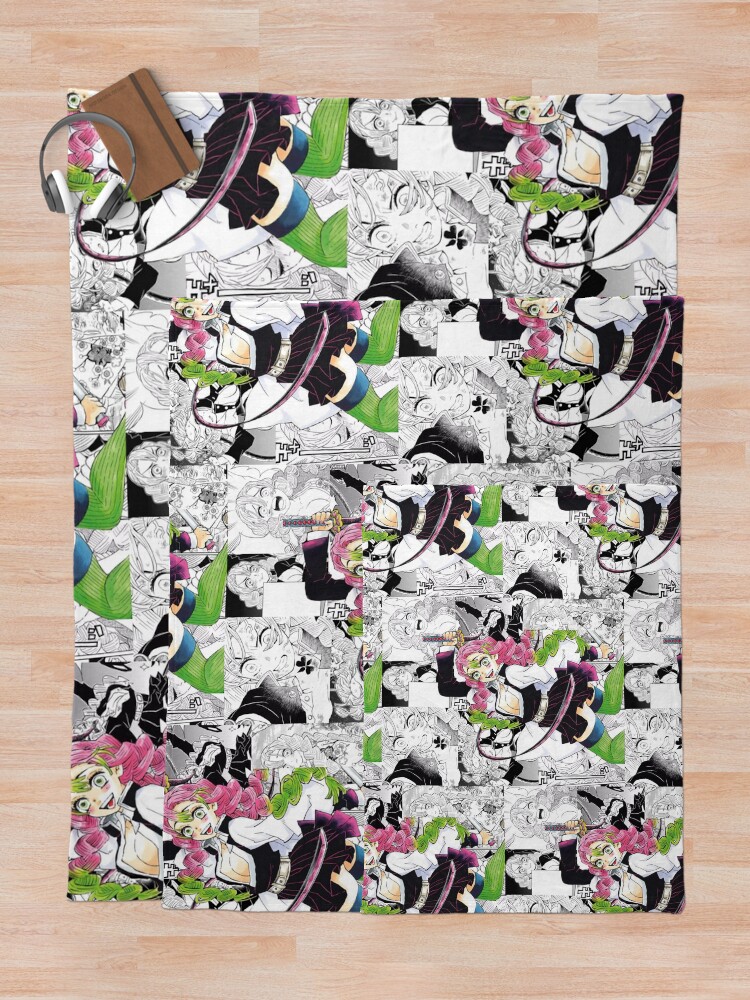 "Mitsuri Manga Collage" Throw Blanket for Sale by OtakuDoodads | Redbubble