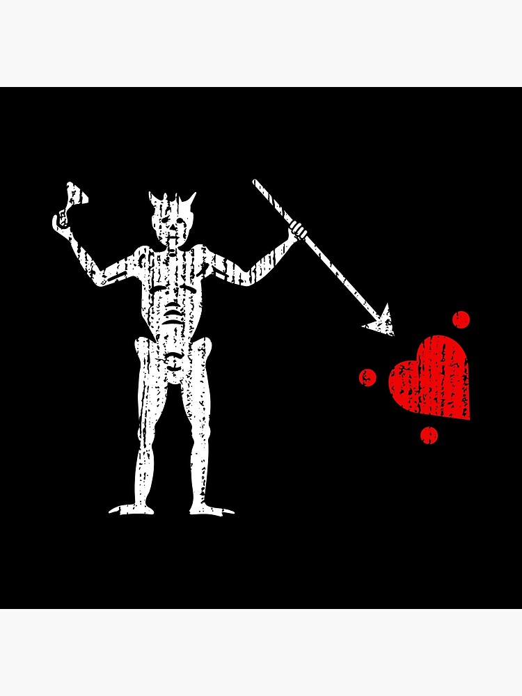 Real Blackbeard Pirate Flag