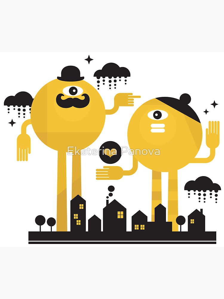 "Yellow" Sticker by panova | Redbubble