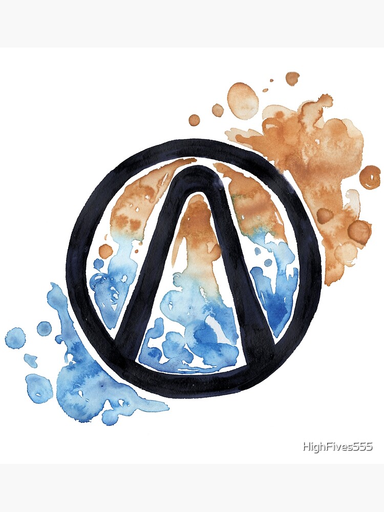 "Vault Symbol Watercolour" Poster by HighFives555 | Redbubble