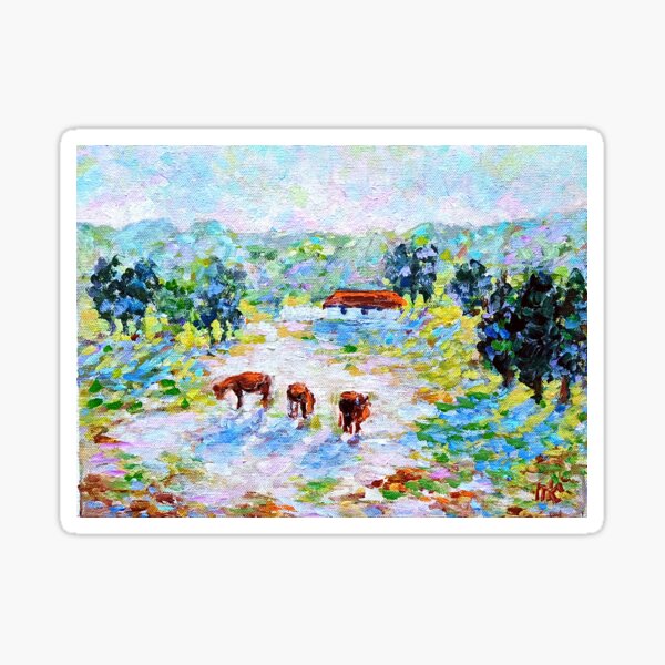 "Country Life 2021" Sticker for Sale by MariannaKoosArt | Redbubble
