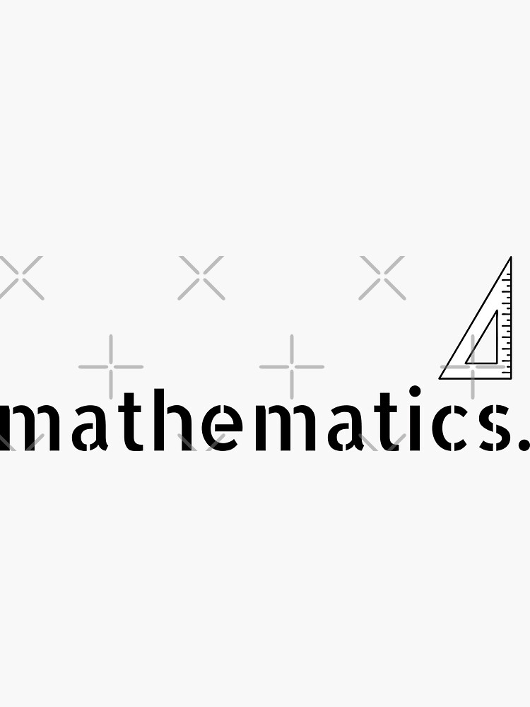 "Mathematics" Sticker by cutepatterns | Redbubble