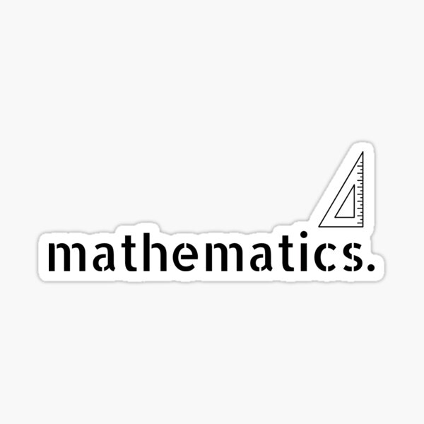 "Mathematics" Sticker by cutepatterns | Redbubble