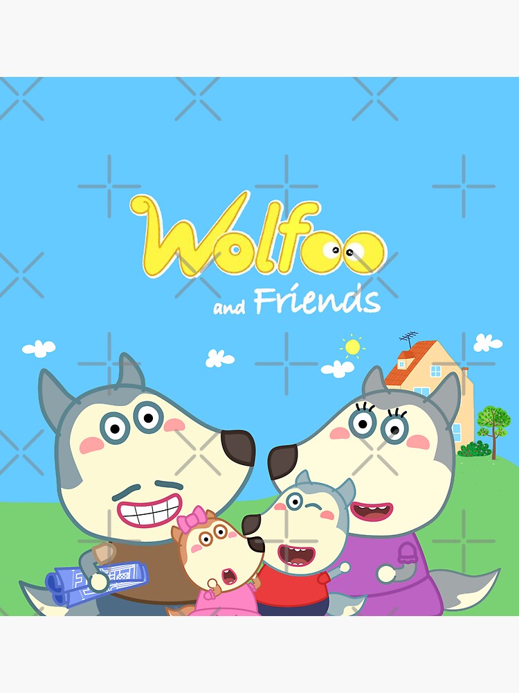 "Pagie New Wolfoo and Friends is an animated 2021" Sticker for Sale by ...
