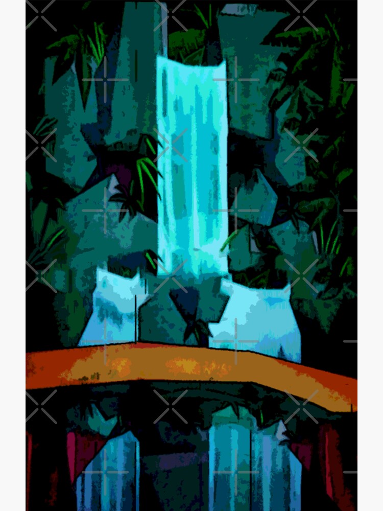 "Vivid 2016 Jane Holloway Experience Primordial Waterfalls" Sticker for ...