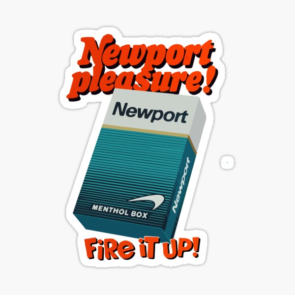 "Vintage Newport Cigarette Ad Classic T-Shirt" Sticker for Sale by ...